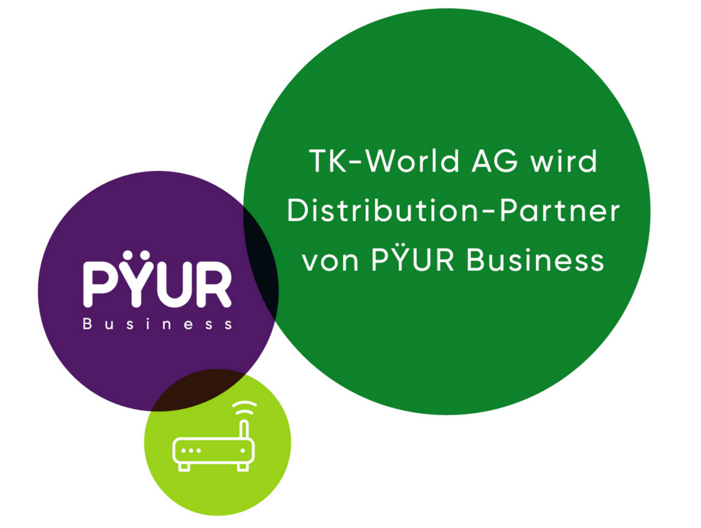 TK-World AG wird Distribution-Partner von PŸUR Business – Tele Columbus AG